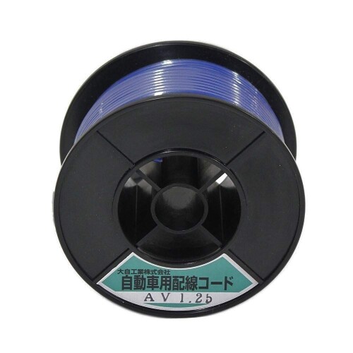 メルテック(meltec) 自動車配線シングルコード AV1.25平方mm 青 30mスプール巻 meltec 大自工業 AV1.25-BL-30 芯線構成 : 1.25SQ/約16×0.32仕上外径(約mm) : 約2.8mm長さ : 3...