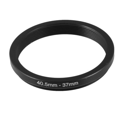 NinoLite ステップダウンリング 40.5mm→37mm カメラレンズ用アルミ合金製 アダプターリング(Step-Down Ring) レンズ径と異なるサイズのレンズフィルター、フードやコンバージョンレンズを装着出来る為の変換リング ...