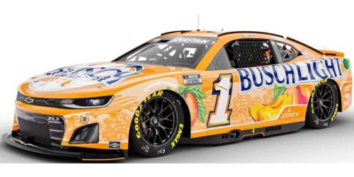 京商 (Kyosho) Lionel Racing 1/64 BUSCH LIGHT PEACH 2024 シボレー カマロ ZL1 ロス・チャスティン #1 完成品 LR305280 Lionel Racing 1/64スケールミニカー。...