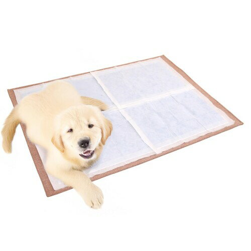 サンベルム(Sanbelm) 犬用 猫用 トイレマット 下敷き PallyPallyPETS ペット撥水日和 120cm(折) ピンク 約120×86cm ワイドシーツ 4枚 対応 ケージの下に敷く はっ水加工 吸水 洗濯できる すべり止め...