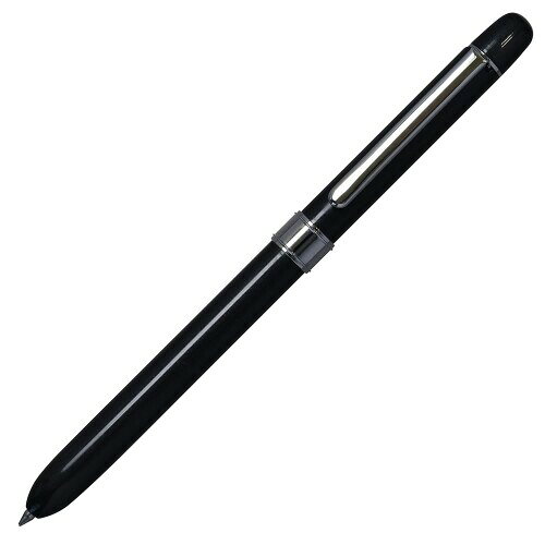 セーラー万年筆 多機能ペン ペンシエロ セレーノ ダークグレー 16-0385-221 【ボール径】0.7mm 【芯色】油性ブラック・レッド 【芯径】0.5mmHB【方式】回転ノック式 【蓋・大先】真鍮/メタリック仕上げ ダークグレー 【本...