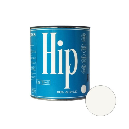 カラーワークス HIP エッグシェル 8700W 0.9L Let's readily enjoy the paint! (カラーワークスカタログ)に掲載のカラー。 P.9【White】に掲載。 種類:HIP アクリルエマルションペイント(...