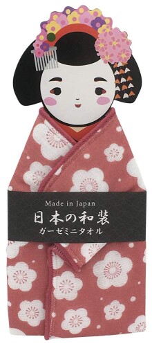 アルタ 日本の和装 ガーゼミニタオル 舞妓 サイズ：約W20 D20 AR0528018 サイズ:約幅20×奥行20cm 本体重量:約2g 素材・材質:綿100%(表/ガーゼ素材、裏/タオル素材) 生産国:日本 ガーゼが優しいふんわりミニタ...