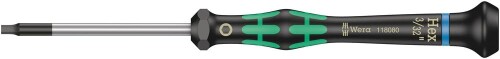WERA ヴェラ 精密用ヘキサゴンドライバー インチサイズ 先端サイズ3/32"inch 軸長60mm 118080 先端サイズ(inch):3/32 、軸長(mm):60 、軸径(mm):4.0 高品質なWeraMicroドライバー。 回...