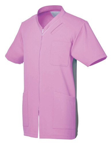 (トンボメディカル) スクラブ（前開き） SIZE:S 胸囲:94 身丈:68 袖丈:21 肩幅:38 SIZE:M 胸囲:101 身丈:70 袖丈:22 肩幅:41 SIZE:L 胸囲:108 身丈:72 袖丈:23 肩幅:45 SIZE...
