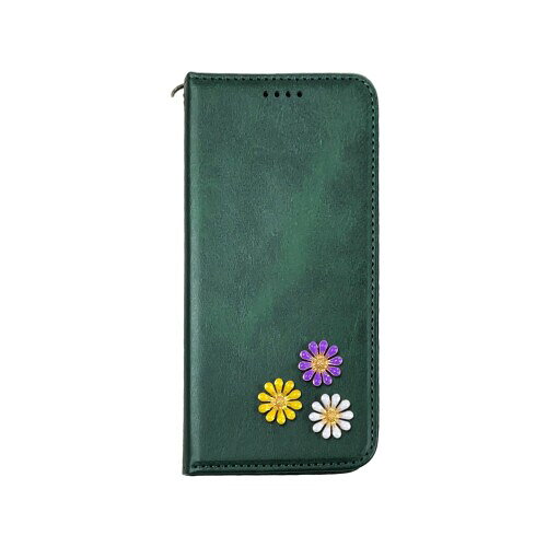 arrows We2 Plus F-51E M06 対応 手帳型 小花 ケース 緑色 CarrWe2P-SM-FL-GR この商品は、実店舗での販売経験を活かし、ご高齢の方々に使いやすいよう工夫・改良したケースです。 対応機種:arrows...