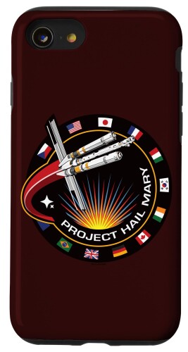Project Hail Mary Spaceship Mission Badge Poster スマホケース iPhone SE (2020) / 7 / 8 用 Officially Licensed Project Hail Mary...