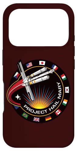 Project Hail Mary Spaceship Mission Badge Poster スマホケース iPhone 17 Pro 用 Officially Licensed Project Hail Mary Apparel fo...