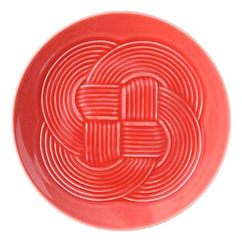 やまに 中皿 レッド 19.2 結 52190621 サイズ:幅/約19.2 x 19.2cm 高さ/約1.8cm(商品ごとに誤差があります) 素材:白磁器・日本製/美濃焼 電子レンジ:対応 家庭用食洗機使用:対応 縁結び、水引など古来より...