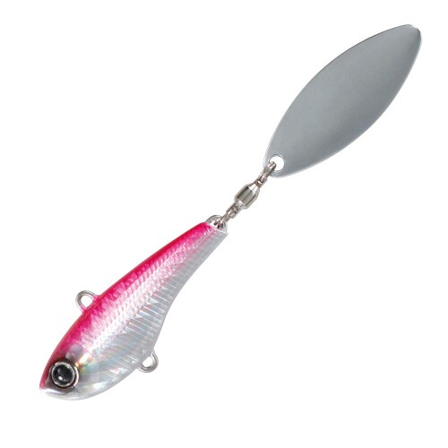 アルファタックル (Alphatackle) ショアソルト ルアー CRAZEE SALT SPIN TAIL クレイジー ソルト スピンテール 16g #02 ホットピンク カラー:#02 HOT PINK 全長:80(40mm+blad...