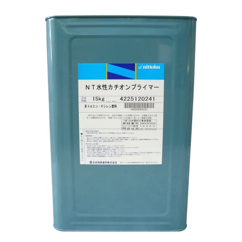 日本特殊塗料 NT水性カチオンプライマー 15kg 塗布量: 0.1~0.15kg/m2/1回(2回塗り) 塗面積: 100~150m2(2回塗り) 希釈剤(率): 無希釈(原液のまま使用下さい) 用途: 薄型化粧スレート(カラーベスト、フ...