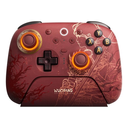 8BitDo Ultimate 2 ワイヤレス コントローラー Windows & Android 用、TMR ジョイスティック付きゲーム コントローラー、切り替え可能なホール効果/触覚トリガー、RGB ファイヤー リング、8 スピード ワ...