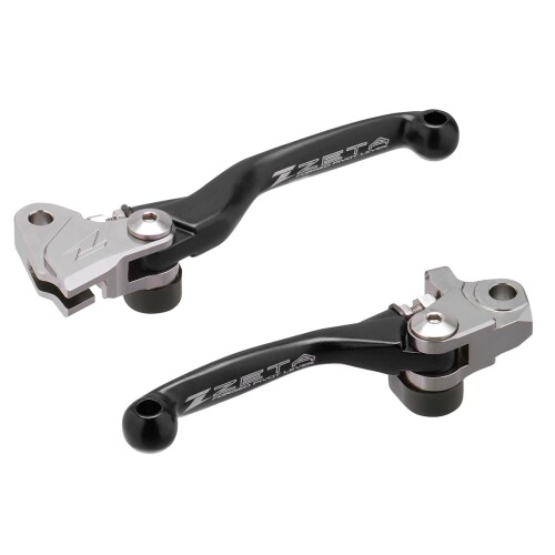 ジータレーシング(ZETA RACING) YZ125/250 '08-14,YZ250F '07-08,YZ450F '08, KX250F/450F '13-18,KX250 '19-20 ピボットレバーセットFP 3フィンガーブラック...