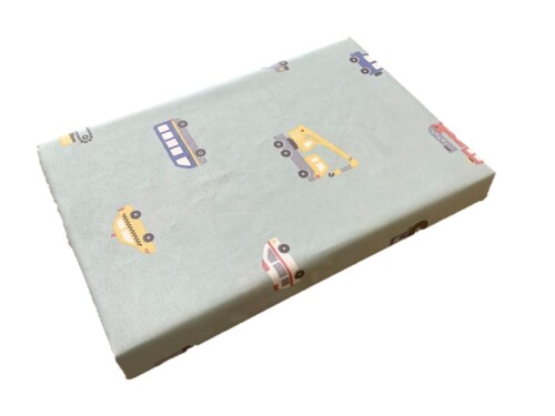 伊藤正(Itosho) お昼寝敷布団カバー 車 ブルー 80×130cm 2580 しわになりにくく 乾きやすい お昼寝敷布団用カバー 全開ファスナー ご家庭の洗濯機で丸洗いできます(洗濯ネットのご使用をおすすめ致します) 柄 車 カラー ...