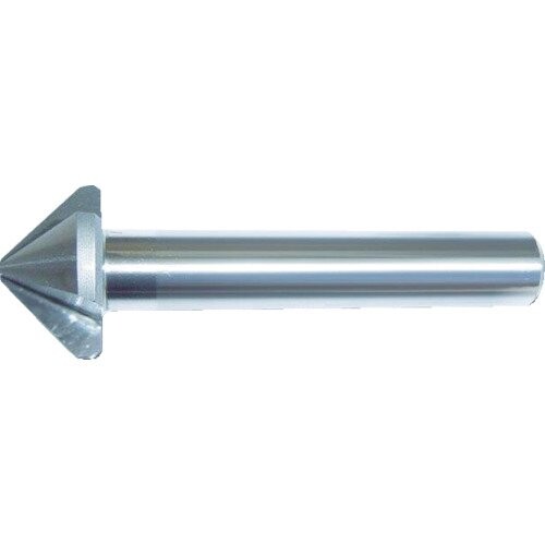 TRUSCO(トラスコ) MC 面取リーマ 12.0mm 90度 TMC-12-90 原産国:日本 シャンク径(mm):8 刃径(mm):13 刃数:3 刃長(mm):47 全長(mm):60 有効刃径(mm):13 ノンコーティング コバ...
