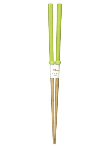 アオバ 箸 23cm 食洗器対応 浮き丸 モダン ライム 箸置きを使わないでも大丈夫 国産 「とんぼ玉」が支点になり、箸先が浮きます 箸先がテーブルに触れないので清潔です 箸先　すべり止加工 家庭用食洗機対応 生産国:日本 アオバ 箸 23...