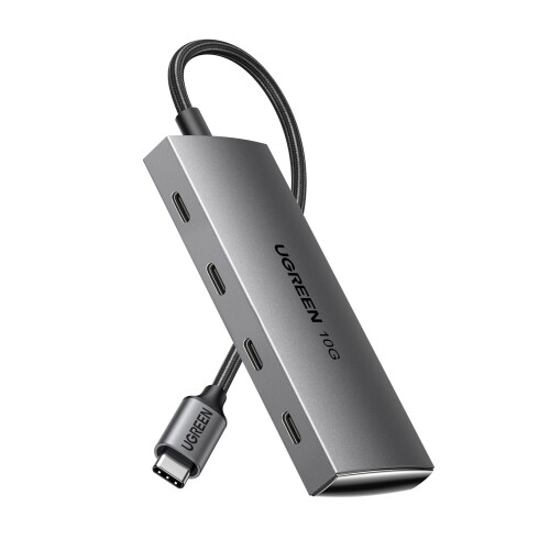 UGREEN USB-Cハブ 10Gbps 4-in-1 USB-C 3.2ポート 高速データ転送 変換アダプター 拡張ハブ バスパワー MacBook Pro/Air 、iPad Pro/iPad Air 、Surface 、Chrome...
