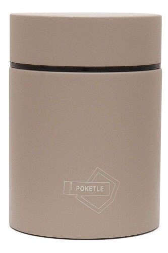 POKETLE (ポケトル) スープ ボトル ステンレス製 160mL ベージュ フリーズドライ、粉末スープを入れてお湯を注げばちょうど美味しい濃さになります。容量は160ml。お弁当に!アウトドアに!幅広いシーンでお使いいただけるスープボ...