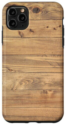 木製厚板 スマホケース iPhone 11 Pro Max 用 Country Forrest 納屋 自然 松 夏 春 ナチュラル 2つの素材から作られている保護ケースは、傷やへこみから保護するポリカーボネート製シェルと耐久性としなやかな弾...