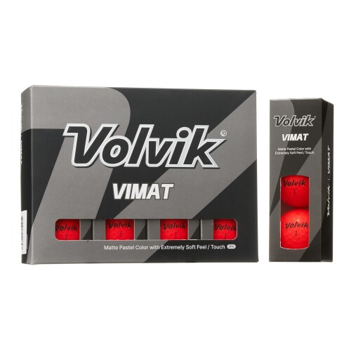 ボルビック VIMAT 2023 レッド 1ダース 高弾性カバー素材によるソフトな肌触り、高反発がもたらす究極の飛距離を可能にするボール。 高弾性カバー素材によるソフトな肌触り、高反発がもたらす究極の飛距離を可能にするボール。 ■心理的な安...