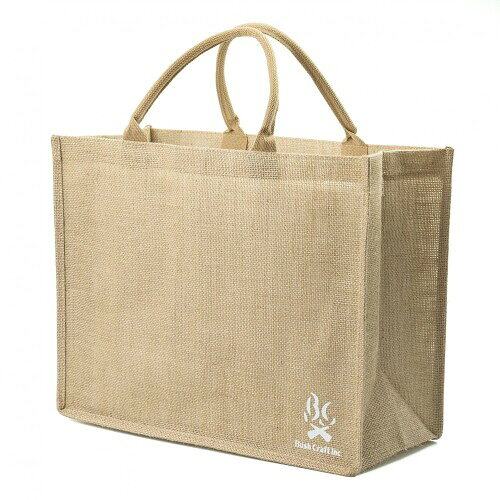 Bush Craft ブッシュクラフト 麻トートバッグ(BC) ベージュ 大 サイズ:約 460x370x220mm 重量:約 280g 素材:麻(裏地PUコーティング) 原産国:中国 用途を選ばず汎用的に使えるシンプルな麻素材のトートバッ...