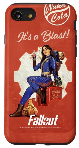 Fallout Nuka Cola Lucy It's a Blast Retro Ad Gaming TV Show スマホケース iPhone SE (2020) / 7 / 8 用 Officially licensed Fallou...