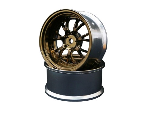 SSR Professor MS3 WHEEL オフセット6（深リム） ブロンズメッキ (2pcs) プラスチック製品 商品紹介 スタイリッシュな美しさの中に確かなパフォーマンスが共生するハイスペックなラフメッシュ。 ファスナー部の落とし込...