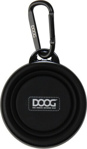 ドゥーグ(DOOG) ハンディウォーターボウル ミニ ブラック 洗礼されたシリコン素材を使用しており、軽量ながらもしっかりとした作りで安心して使えます。 使用しないときは約1cmの薄さに折りたためて、外出中の急な水分補給にも素早く対応できま...