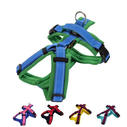 Zero Harness (2024 グリーン×ターコイズ, XS) クッション性のある素材を採用 商品コード20075150632商品名Zero Harness (2024 グリーン&times;ターコイズ, XS)型番10000915-...