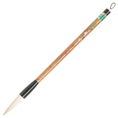 あかしや 書道筆 純羊毛 厳冬 漢字条幅用 A001023 【商品サイズ】約13.8径×262mm 【軸径】約13.8mm 【穂の形状】中鋒/【穂の長さ】約46mm 【弾力】柔らかい 【主原毛】羊毛細光鋒 書道筆の漢字条幅用筆 純羊毛 厳冬...