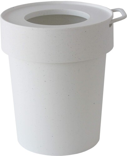 袋が隠れるゴミ箱 ホワイト Sサイズ 5L way-be TAPTRASH(タップトラッシュ) 239963 サイズ: W19.9×D22.1×H24(cm) 素材:ポリプロピレン 容量: 5L シンプルで無駄を省いたミニマムデザイン スタ...