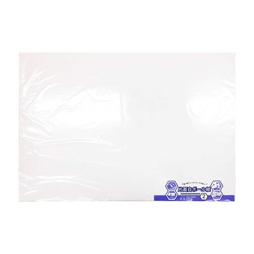 エヒメ紙工 片面白ボール紙 四ツ切 2枚入 10冊パック WB4-2P×10 【特徴】片面が白色のボール紙。資料の表紙、工作など幅広くご使用いただけます。 【サイズ】四ツ切(390×540mm) 【入数】20枚(2枚入×10) 【紙厚】約0...