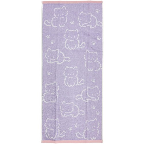 林(Hayashi) バスタオル 約60×120cm モア パフィ キャット BO474905 素材・材質 : 綿100% 21番手単糸 先染めジャガード コスパがよくリーズナブルな価格帯なので、シリーズでそろえるのも バスタオル1枚でこの...