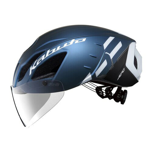 KABUTO(カブト) 自転車 ヘルメット AERO-R2(エアロ・アール2) サイズ:L/XL (59-61cm) カラー:G-1マットネイビー JCF(公財)日本自転車競技連盟公認 サイズ:L/XL (頭囲:59cm-61cm) 重量(...