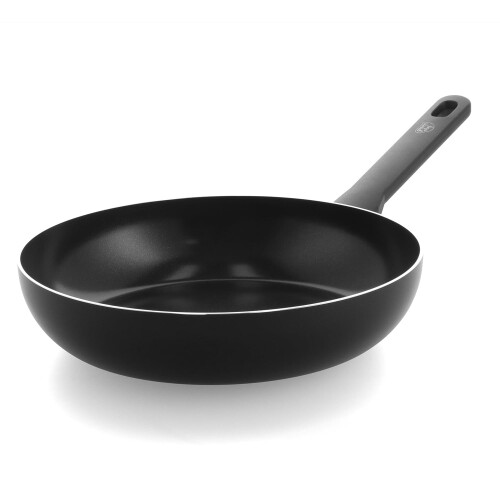 グリーンシェフ フライパン 28cm IH・ガス火対応 PFASフリー 有害物質・フッ素樹脂不使用 スターターモデル ダイヤモンド粒子配合 ブラック CC010063-104 軽量で使いやすく、柔らかな色合いが特長のTONESシリーズ グリ...