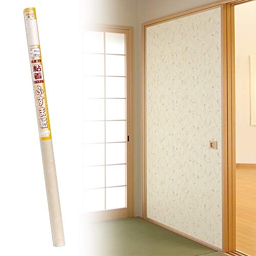 菊池襖紙工場 粘着襖紙 KN-235 95×185cm 1枚入 KN235 襖 ふすま 壁紙 張替え 本体: 奥行5cm 本体: 高さ100cm 本体: 幅5cm サイズ:95cm(幅)×185cm(高さ) 入り数:1枚入 材質:パルプ二層...