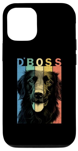 iPhone 13 ファニーフラットコーテッドレトリバーボスママダッドドッグラバー スマホケース Flat Coated Retriever 犬の飼い主への面白いギフトを見つけました! クリスマス、感謝祭、誕生日の贈り物に最適なサプライズギ...