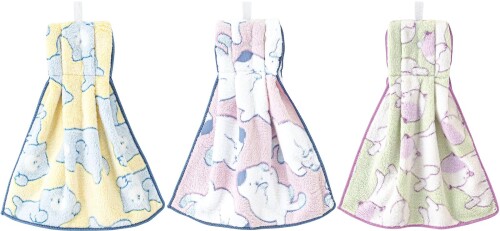 本多タオル FurBaby マイクロファイバー・吸水速乾 ドレスタオル 約34×76cm ねこ柄 3枚セット FB-DRT サイズ(約):34×76cm 素材・材質:ポリエステル100% 生産国:中国 カラー:ねこ柄/ピンク・ライムグリーン...