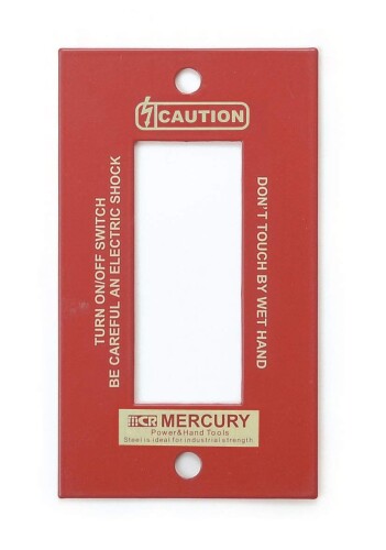 キーストーン デザイン小物 レッド マーキュリー スイッチプレート 3ヶ口 MESWPL3R サイズ:W6.8xL11.9cm MERCURY:'50Sから'70Sのパワフルなアメリカンカルチャーから生まれたデザイン インテリアのアクセント...