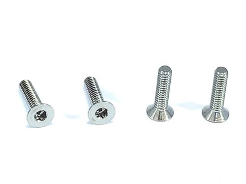 スクエア 切削64チタンヘックス皿ビス M2×8mm 4pcs SCT-208 素材から削りだした64チタンのM2ヘックス皿ビスです。 素材から削りだした64チタンのM2ヘックス皿ビスです。 1.5mmヘックスドライバー又はレンチを使用しま...