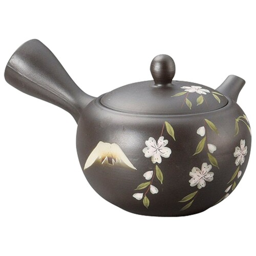 山下工芸 常滑焼 富仙黒丸型しだれ桜急須 330cc 13038740 サイズ:20×20×20cm^素材:器^生産地:日本 ■陶磁器はワレモノです。衝撃を与えますと破損する恐れがありますので、取り扱いには十分ご注意ください。 ■陶磁器は急...
