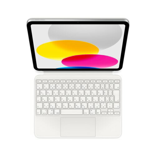 iPad(A16と第10世代)用Magic Keyboard Folio - 日本語 キーの運びが1mmのシザー構造により、快適にタイピングできます。 どこでもクリックできる大きなトラックパッドは、Multi-Touchジェスチャーと、iP...