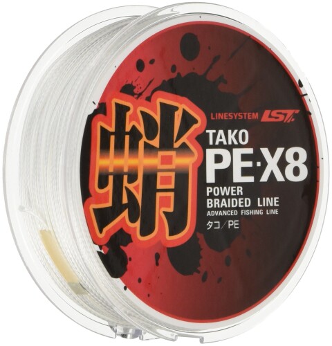 LINE SYSTEM(ラインシステム) ライン 蛸 PE X8 20号 L0220B ホワイト サイズ:20(極太)号 素材:PE 比重:0.98 カラー:ホワイト 長さ:30m 8本組みPEで操作性は抜群、ロングキャストでも風負けしない...