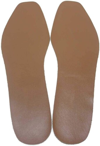 近藤(Kondo) 靴 中敷き レディース 薄い 本皮 ゴート革 超薄型 内側 ソール インソール ブラウン 婦人用 (革靴 の サイズ調整 微調整、補修 お手入れ に) サイズ :(約)27cm×9cm/ 厚さ1mm ※靴の大きさに合わせ...