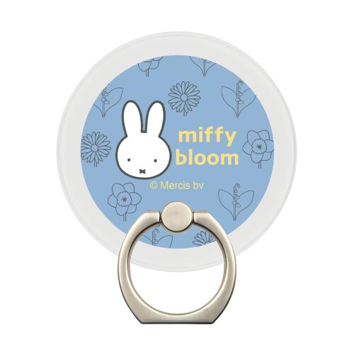 イングレム スマホリング MagSafe対応 ミッフィー miffy bloom 4 magness マグネット式 スマホスタンド バンカーリング iPhone スマートフォン IC-BMGR2W/MF101 対応機種:iPhone スマー...