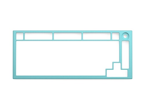 Glorious GMMK PRO 75% Alternative Top Frame - Aqua Blue GMMK PRO用トップフレーム アクアブルー GLO-ACC-P75-TF-O KB622 GMMK PROキーボードと互換性...