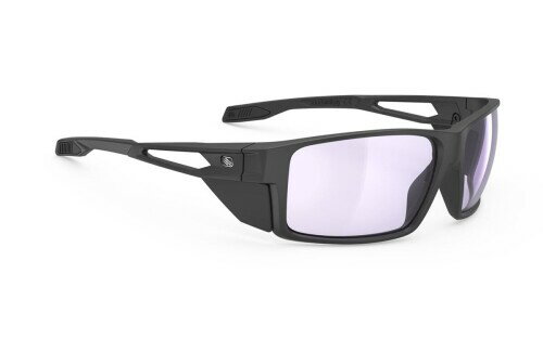 (RUDYPROJECT) サングラス Nyad ニアド ブラックマットフレーム | インパクトX2調光レーザーパープルレンズ SP927506-0000 レンズ幅：64mm SP927506-0000 冒険家やウォータースポーツ愛好家向け...