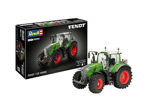 ドイツレベル 1/20 フェント 728 バリオトラクター (easy-click) プラモデル 07827 (自動車) 組み立て塗装が必要なプラモデル。別途、接着剤や工具、塗料等が必要。 1/20スケール未塗装プラスチック組み立てキット ...