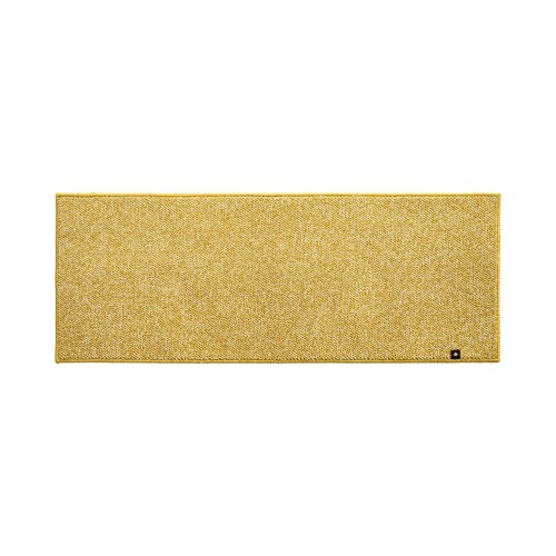 オカ(OKA) PLYS base (プリスベイス) キッチンマット 約 45 cm × 120 cm イエロー (日本製 洗える モダン シンプル 滑り止め) サイズ:約45cm×120cm(マットの高さ 約6mm) 品質:ポリエステル1...