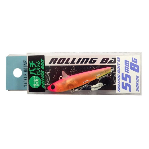 タックルハウス(Tacklehouse) ROLLINGBAIT (ローリングベイト) 55 RB55 BS.5 バチマットクリアオレンジ Color:BS.5 バチマットクリアオレンジ Type:Sinking Length:55mm W...